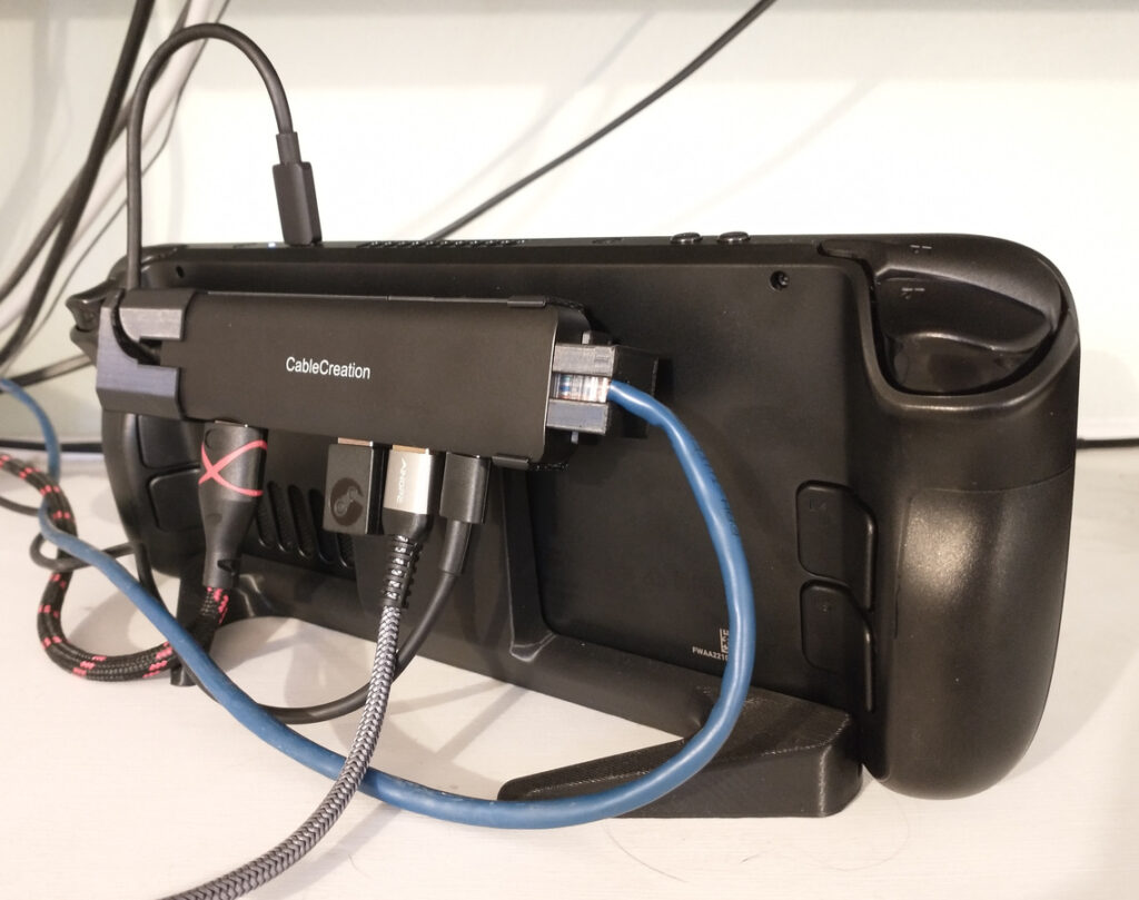 Steam Deck stand with removable dock – Eric Makes Everything
